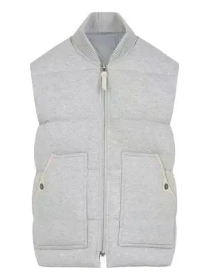 TOM FORD Quilted Panelled Vest - Green