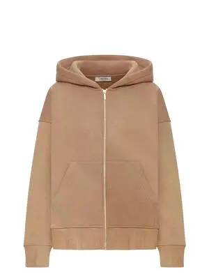 Max Mara Zip-fastening Hoodie - Brown