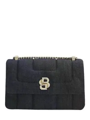 BOSS Quilted Denim Shoulder Bag - Blue
