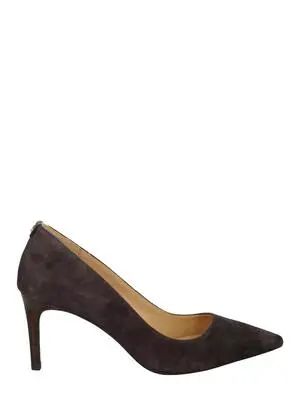 Michael Kors 80mm Pointed-toe Suede Pumps - Brown
