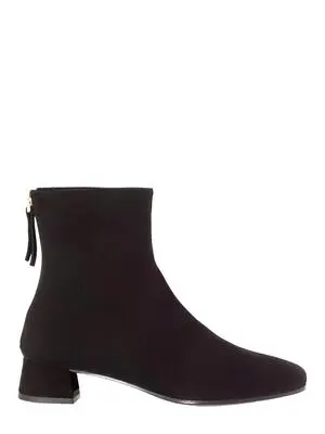 Roberto Festa 40mm Zip-back Suede Boots - Black