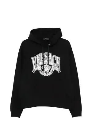 Versace Medusa-print Hoodie - Black