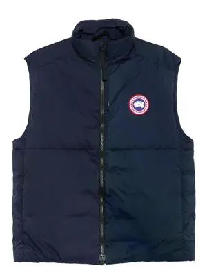 Canada Goose Lodge Logo-patch Quilted Gilet - Blue
