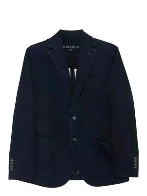CIRCOLO 1901 Three-button Patch-pocket Blazer - Blue