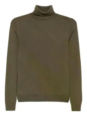 Eric Bompard Roll-neck Cashmere Sweater - Green