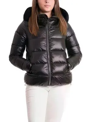 COLMAR Hooded Puffer Jacket - Black