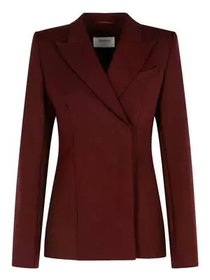 Sportmax Peak-lapel Blazer - Red