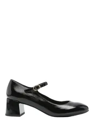 NEROGIARDINI 50mm Buckle-strap Block-heel Pumps - Black