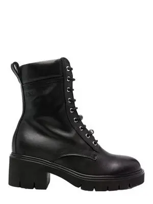 NEROGIARDINI 55mm Lace-up Boots - Black