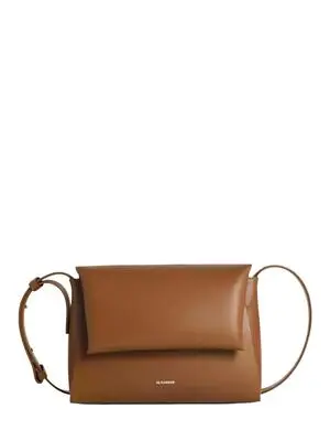 JIL SANDER Leather Cross-body Bag - Brown