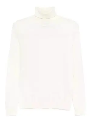 Eric Bompard Roll-neck Cashmere Sweater - Neutrals