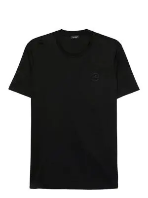 Paul & Shark Logo-embroidered Cotton T-shirt - Black