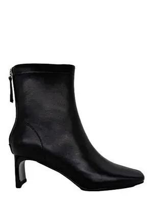 AMIE RAFA Harlow Leather Bootie - Black