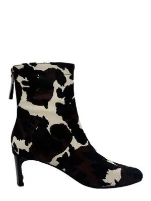 AMIE RAFA Harlow Cow Bootie - Cow Print
