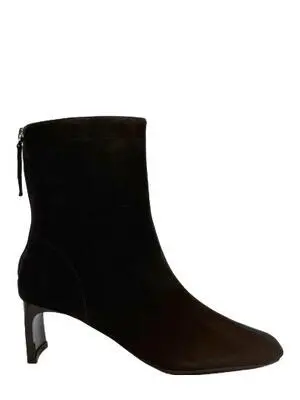 AMIE RAFA Harlow Suede Bootie - Brown