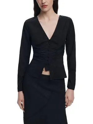 DESIGUAL Ruched Top