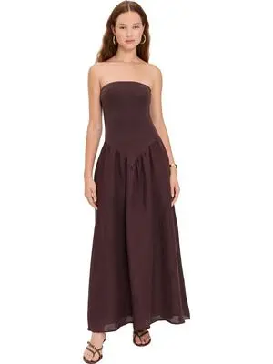 RESA Mackenzie Maxi Dress - Chocolate