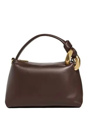 JW Anderson The JWA Small Corner Bag Deep Walnut