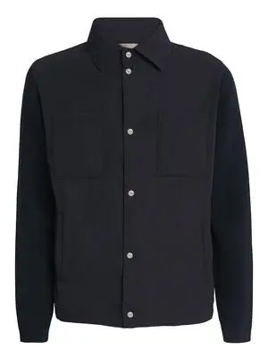 Herno Hybrid Overshirt - Blue