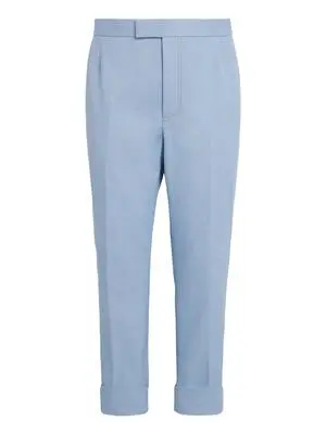 Thom Browne Cotton Backstrap Trousers - Blue