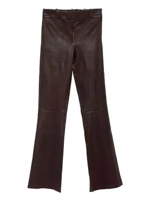 ARMA Leather Trousers - Red