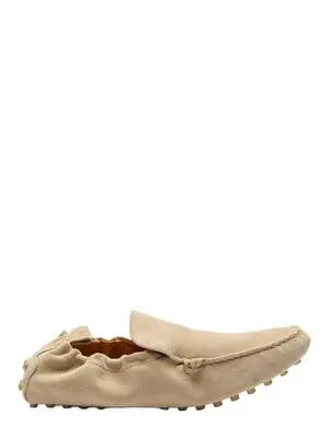 TOD'S Suede Gomma Loafers - Beige