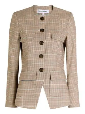 VERONICA BEARD Orrin Houndstooth Woven Jacket