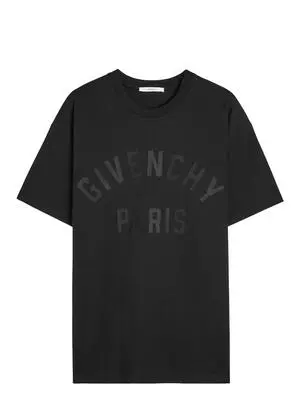 Givenchy Logo-appliquéd Cotton T-shirt - Black