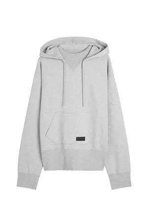 Givenchy Logo Hooded Cotton Sweatshirt - Grey