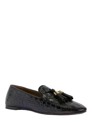 GIUSEPPE ZANOTTI Leather Loafers - Black