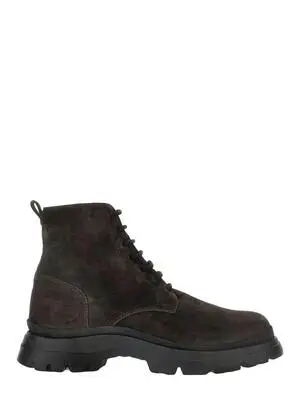 Hogan Suede Ankle Boots - Brown