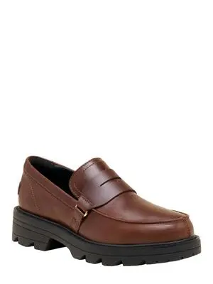 Sorel Revel Ave Penny Loafer - Tobacco/black