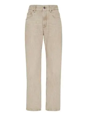 Brunello Cucinelli Authentic Straight Jeans - Beige