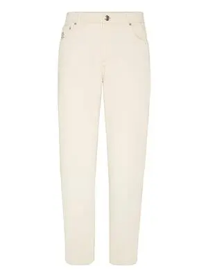 Brunello Cucinelli Corduroy Trousers - White