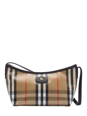 Burberry Mini Check Shoulder Bag - Beige