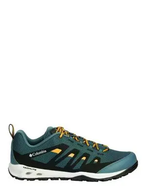 Columbia Mesh-panelled Lace-up Sneakers - Green