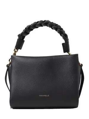 COCCINELLE Braided Handle Mini Bag - Black
