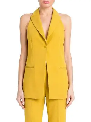 TWINSET Waistcoat Mustard