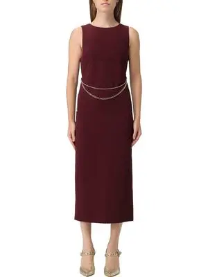 TWINSET Sleeveless Dress - Burgundy