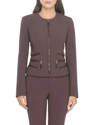 Elisabetta Franchi Jacket - Burgundy