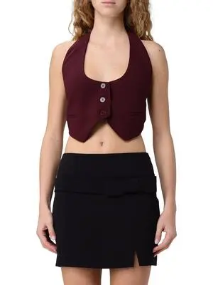 TWINSET Waistcoat - Burgundy
