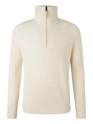 Bogner Cashmere Troyer Cream