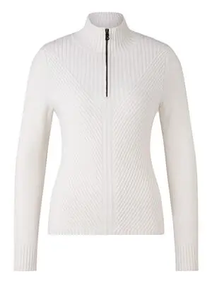 Bogner Shannon Cashmere Troyer - Off-white