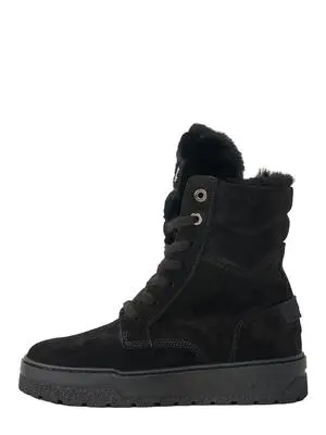 Bogner Calgary Lace-up Boots With Spikes - Black