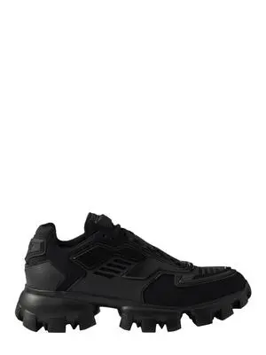 Prada Cloudbust Thunder Knit Sneakers - Black
