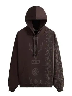 Kith X South2 West8 For Columbia Paisley Nelson Hoodie - Brown