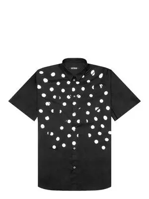 Raf Simons Polka Dot Print Shirt - Black