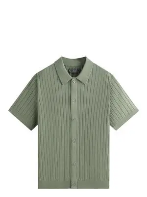Kith Rhys Knit Stripe Button-down - Green