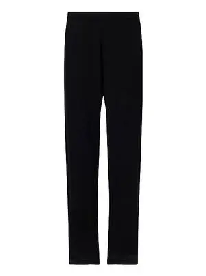 Extreme Cashmere N320 Rush Relaxed-fit Cashmere-blend Knitted Trousers - Raven