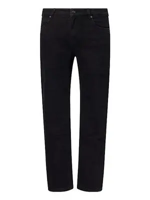 ARNE Relaxed-fit Straight-leg Denim Jeans - Solid Black
